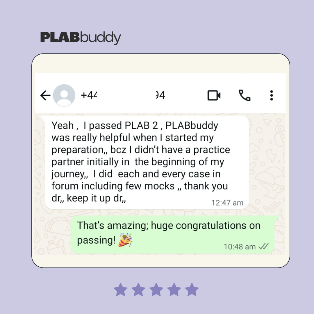 PLAB 2 OSCE Practice | PLABbuddy - AI Clinical Scenarios