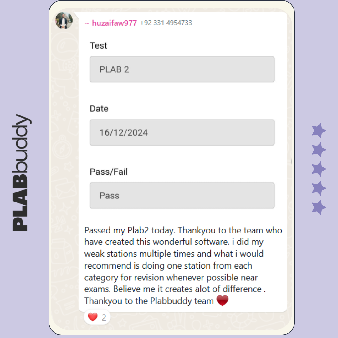 PLAB 2 OSCE Practice | PLABbuddy - AI Clinical Scenarios