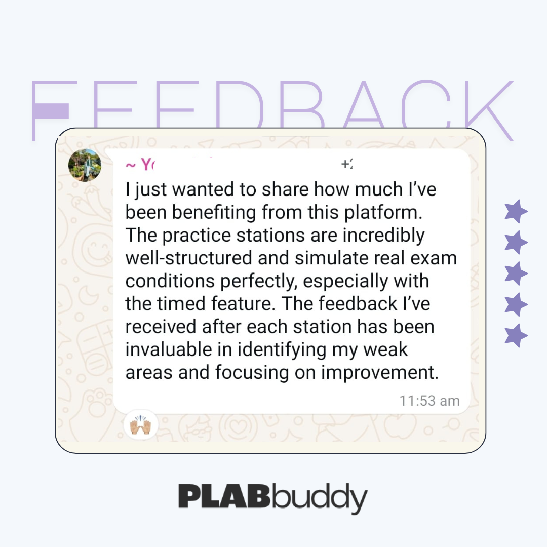 PLAB 2 OSCE Practice | PLABbuddy - AI Clinical Scenarios